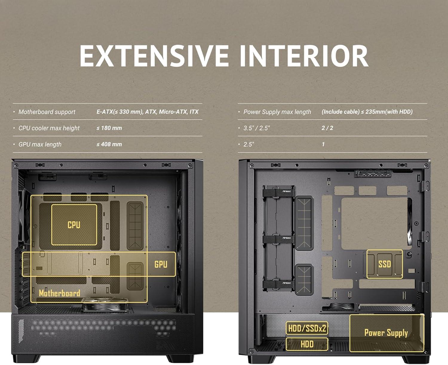 Antec Flux SE – Specifications, Performance, Price History & Gallery