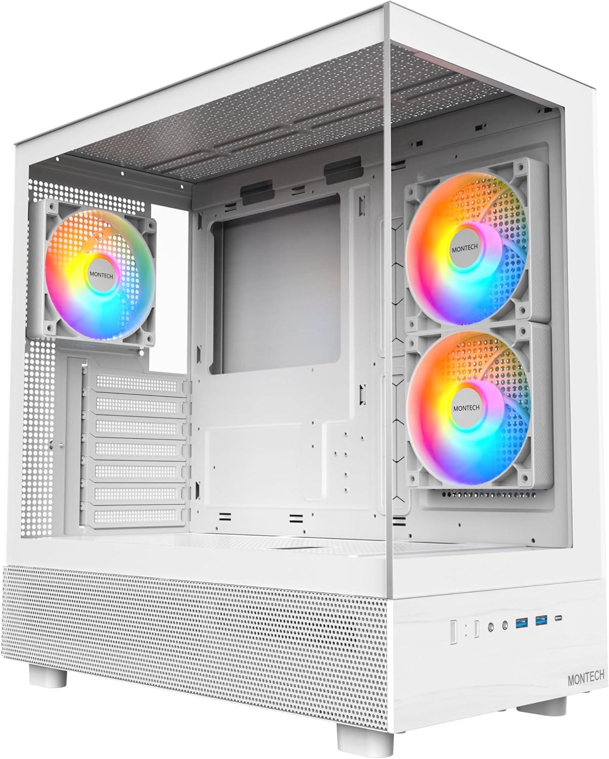 MUSETEX PC CASE ATX 6 PWM ARGB Fans Pre-Installed – Specifications ...