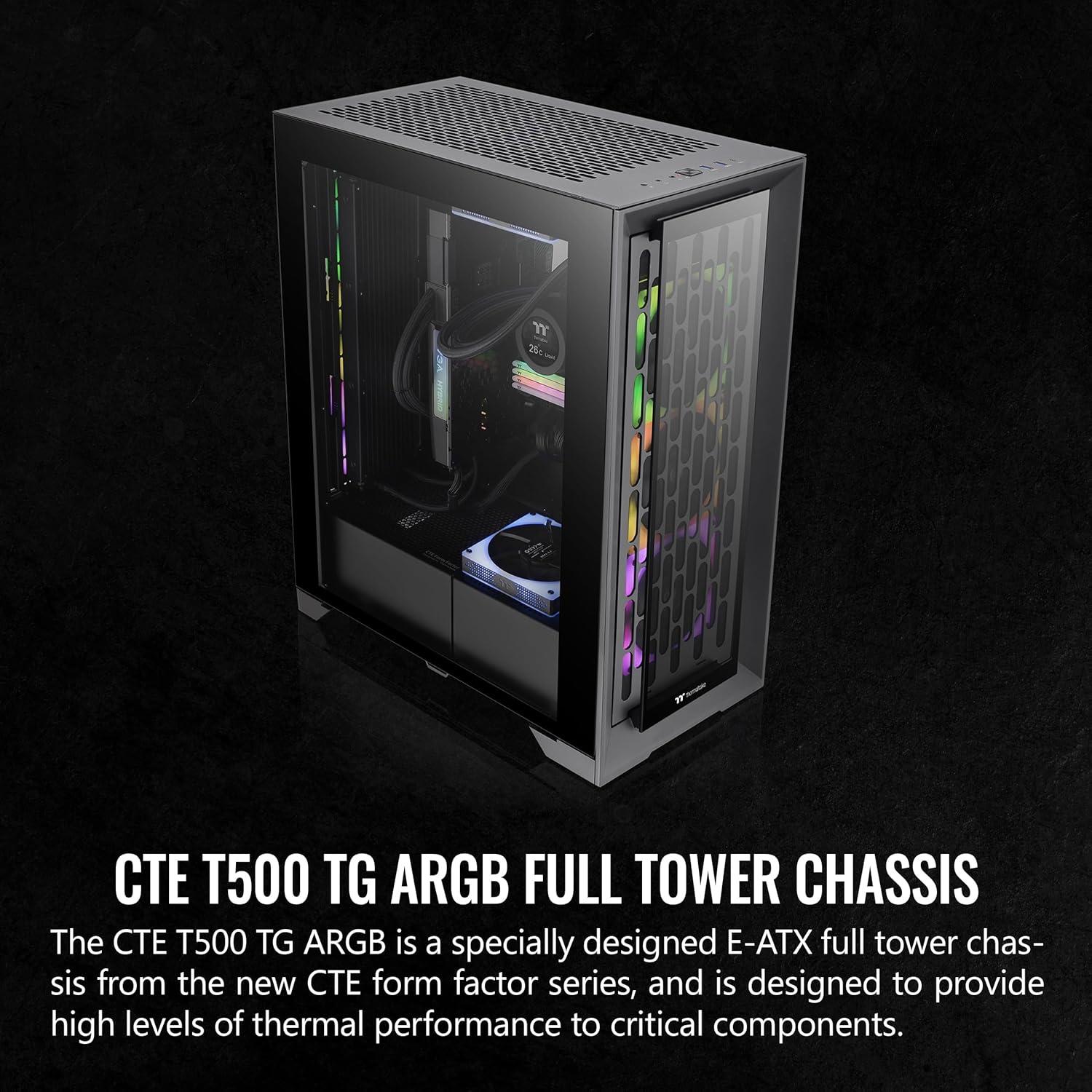 Thermaltake CTE T500 TG ARGB Black – Specifications, Performance, Price ...