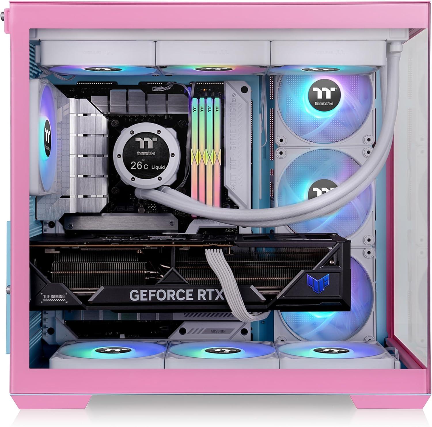 Thermaltake View 380 TG ARGB Bubble Pink – Specifications, Performance ...