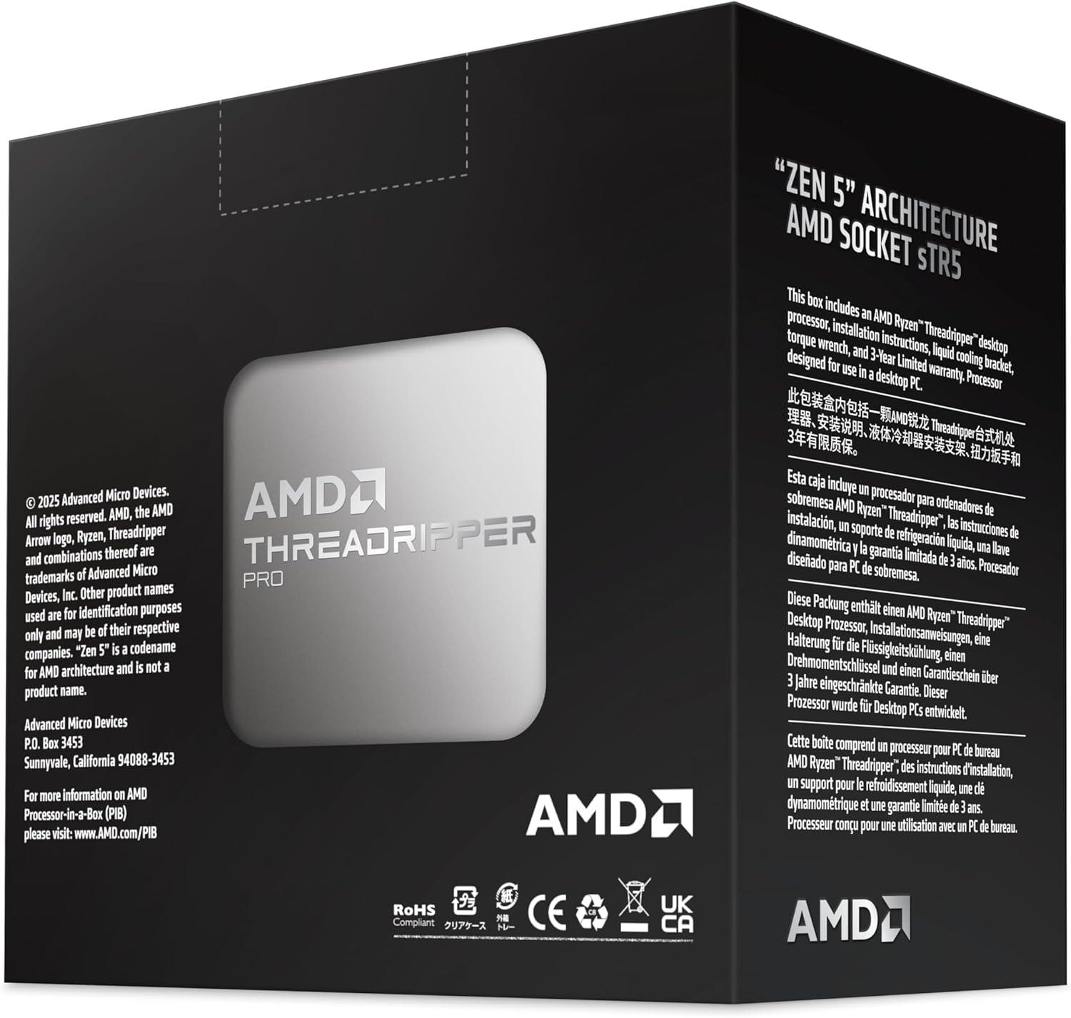 AMD Ryzen Threadripper PRO 9995WX – Specifications, Performance & Price ...