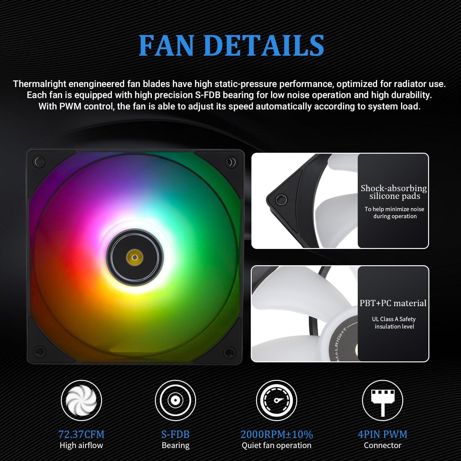 Thermalright Frozen Notte 240 Black ARGB V2 – Detailed Specs ...