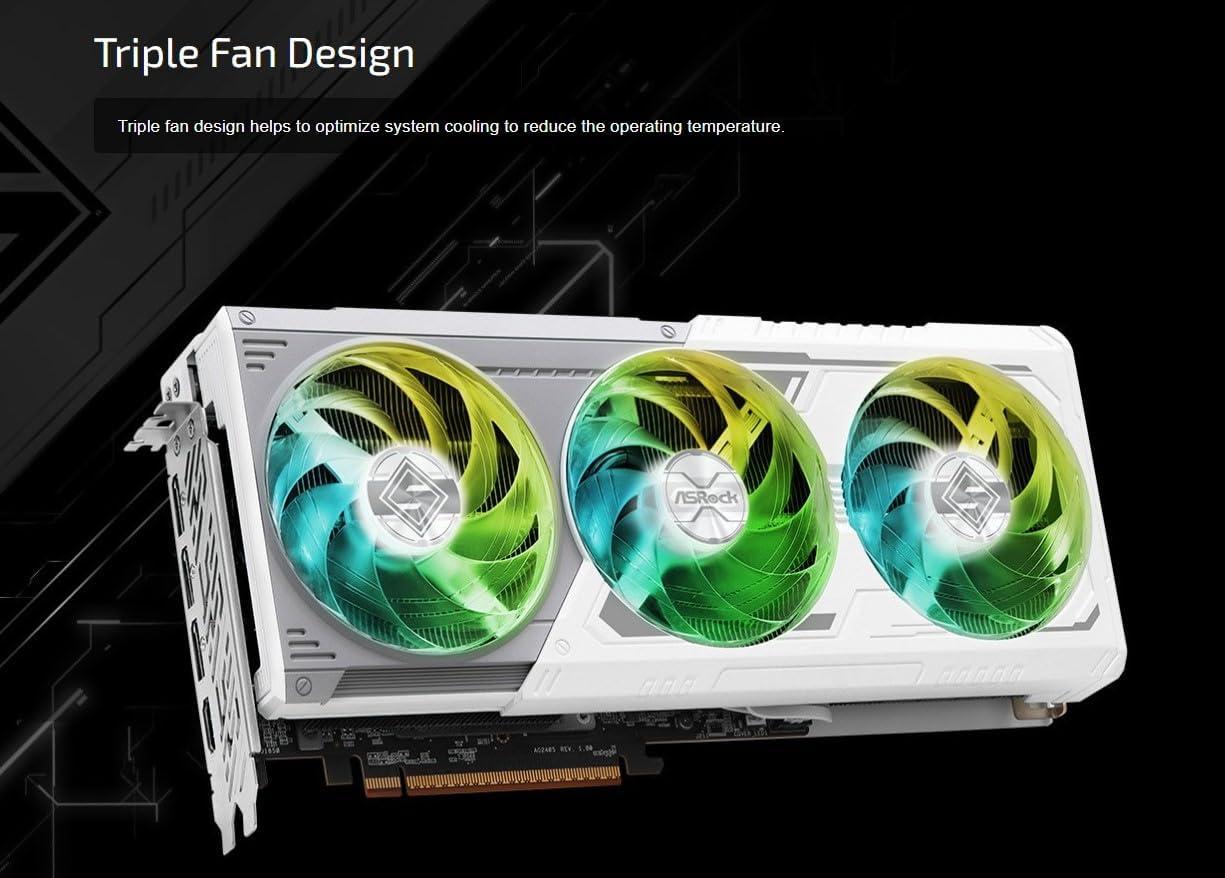ASRock AMD Radeon RX 9070 XT Steel Legend 16GB White – Specifications ...