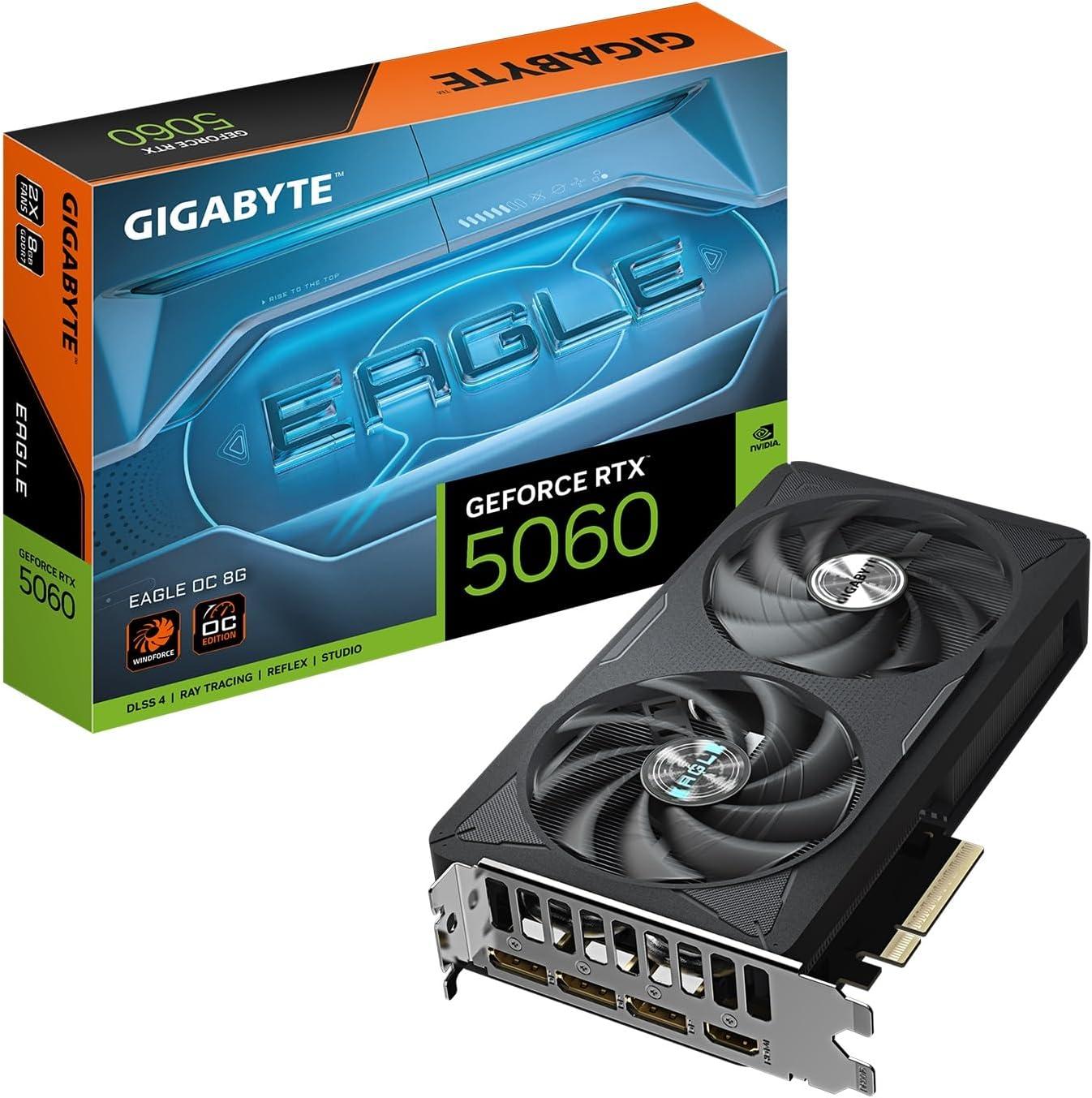 GIGABYTE GeForce RTX 5060 Eagle OC 8G – Specifications, Performance ...