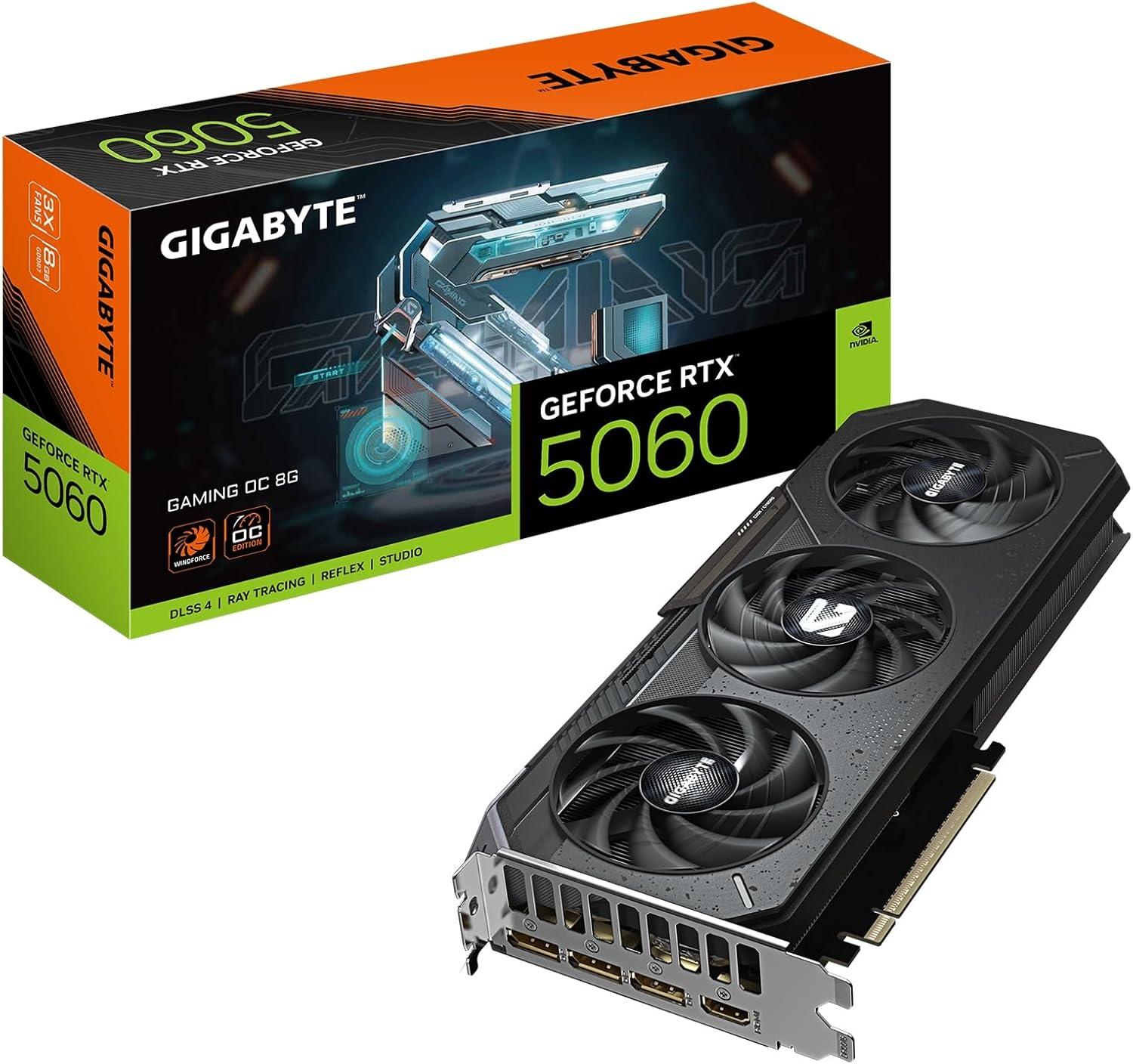 GIGABYTE GeForce RTX 5060 Eagle OC 8G – Specifications, Performance ...