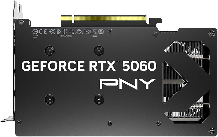 PNY NVIDIA GeForce RTX 5060 8GB Overclocked Dual Fan – Specifications ...