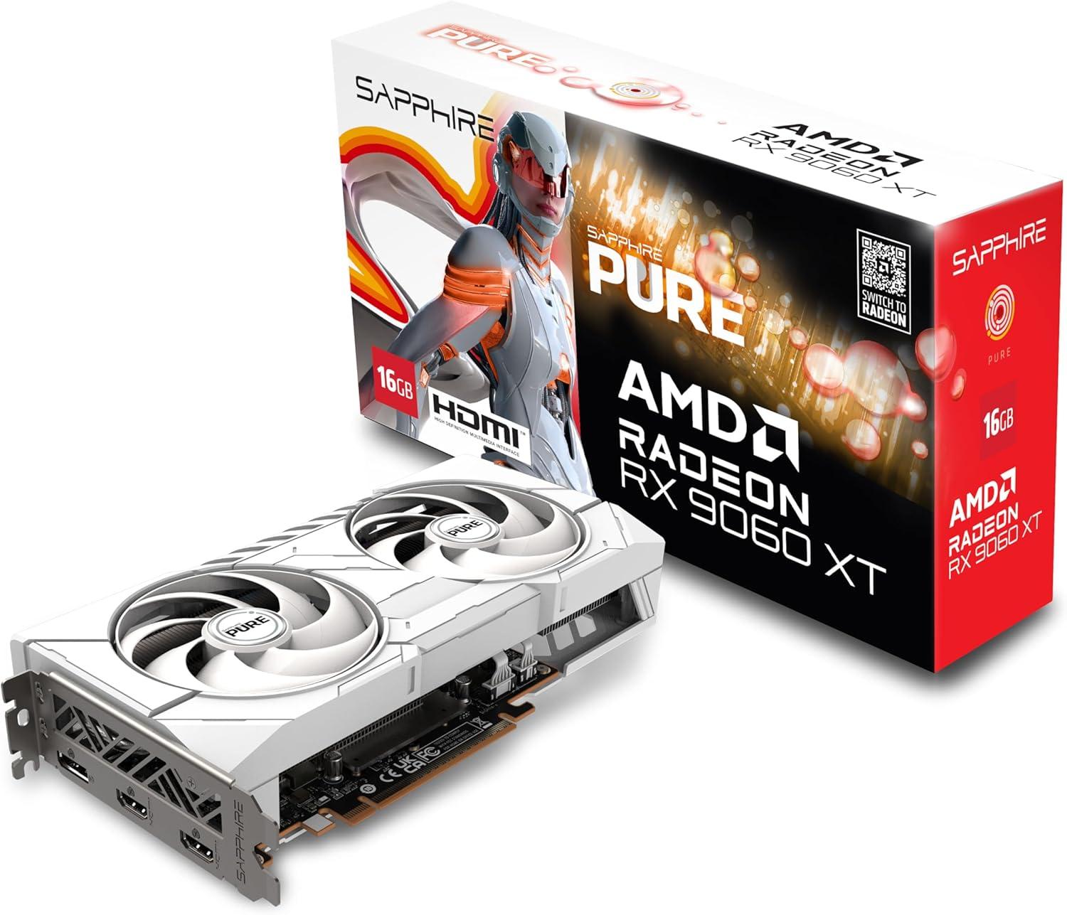 XFX Mercury AMD Radeon RX 9060 XT OC Gaming Edition with 16GB ...