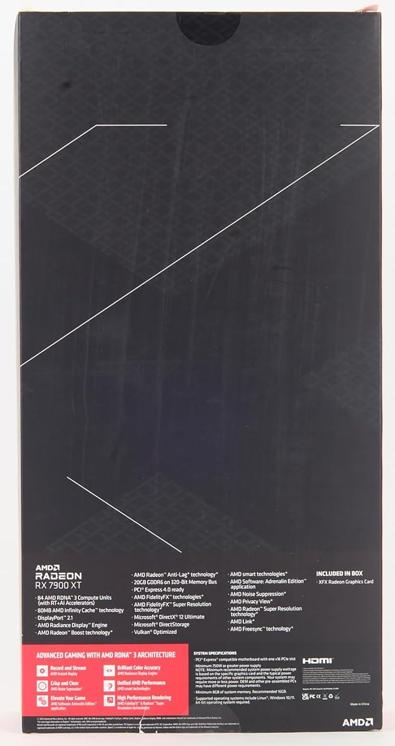 XFX Radeon RX 7900XT Gaming – Specifications, Performance, Price Chart ...
