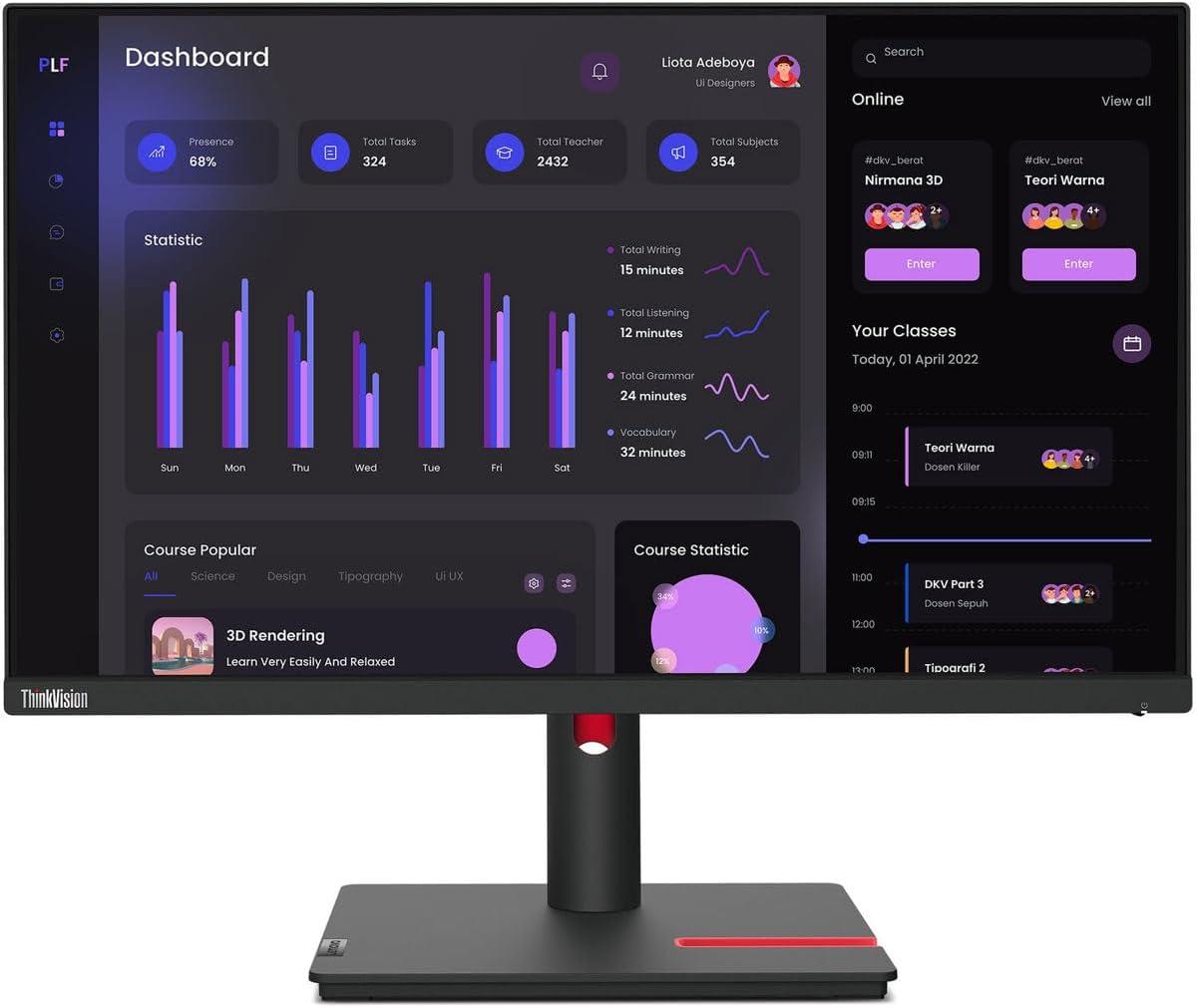 Lenovo ThinkVision T24i-30 – Specs, Features, Price History & Gallery