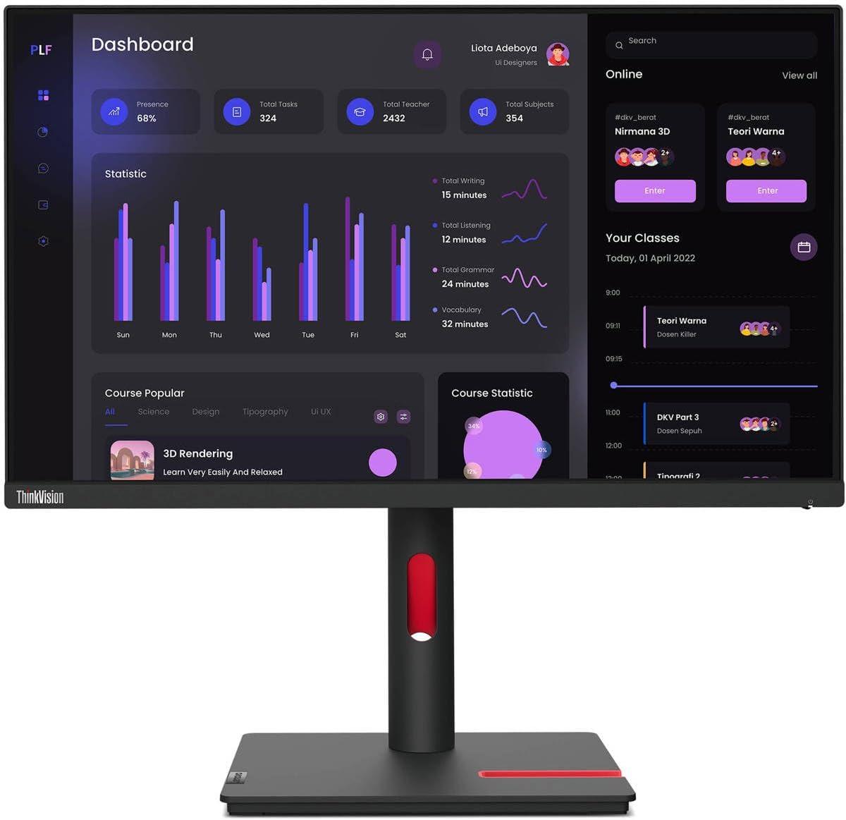 Lenovo ThinkVision T24i-30 – Specs, Features, Price History & Gallery