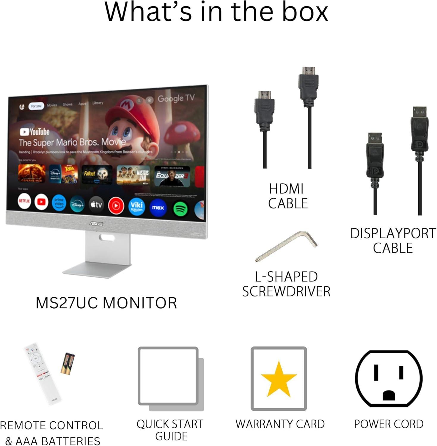 ASUS ZenScreen Smart MS27UC – Specs, Features, Price History & Gallery