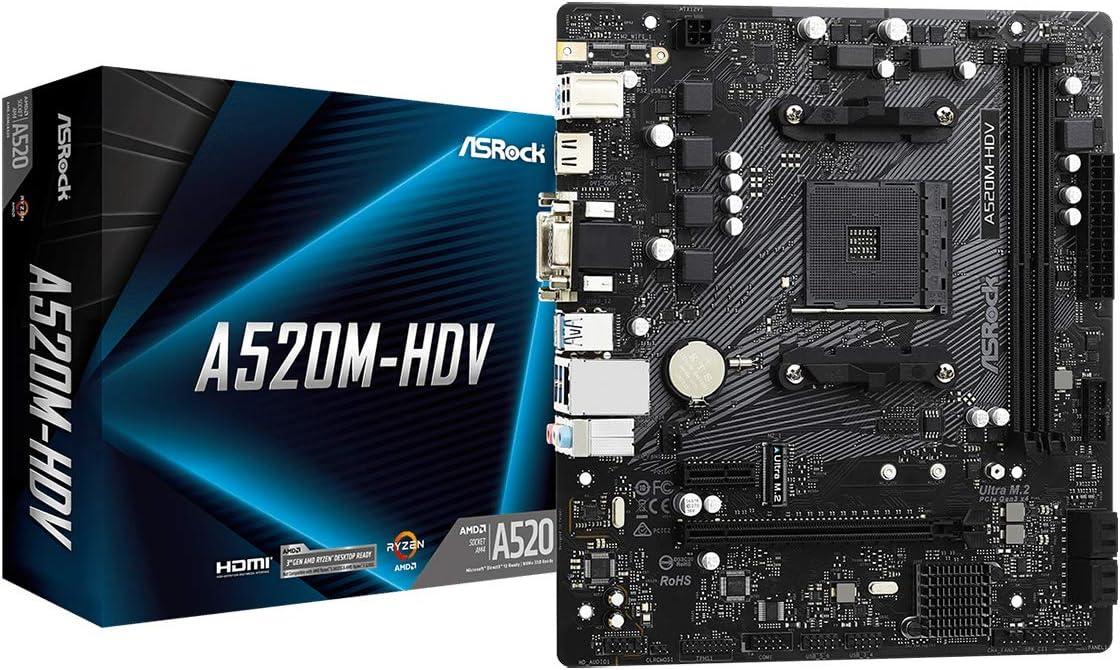 ASRock A520M-HDV – Specifications, Performance, Price History & Gallery