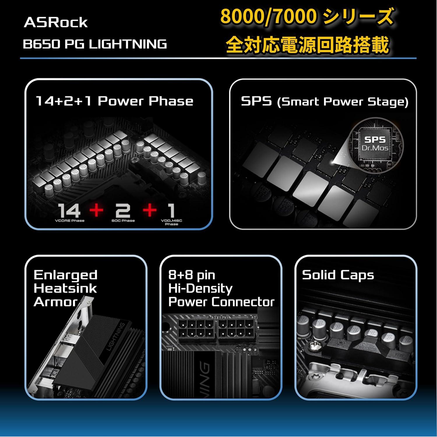 ASRock B650 PG Lightning – Specifications, Performance, Price History ...