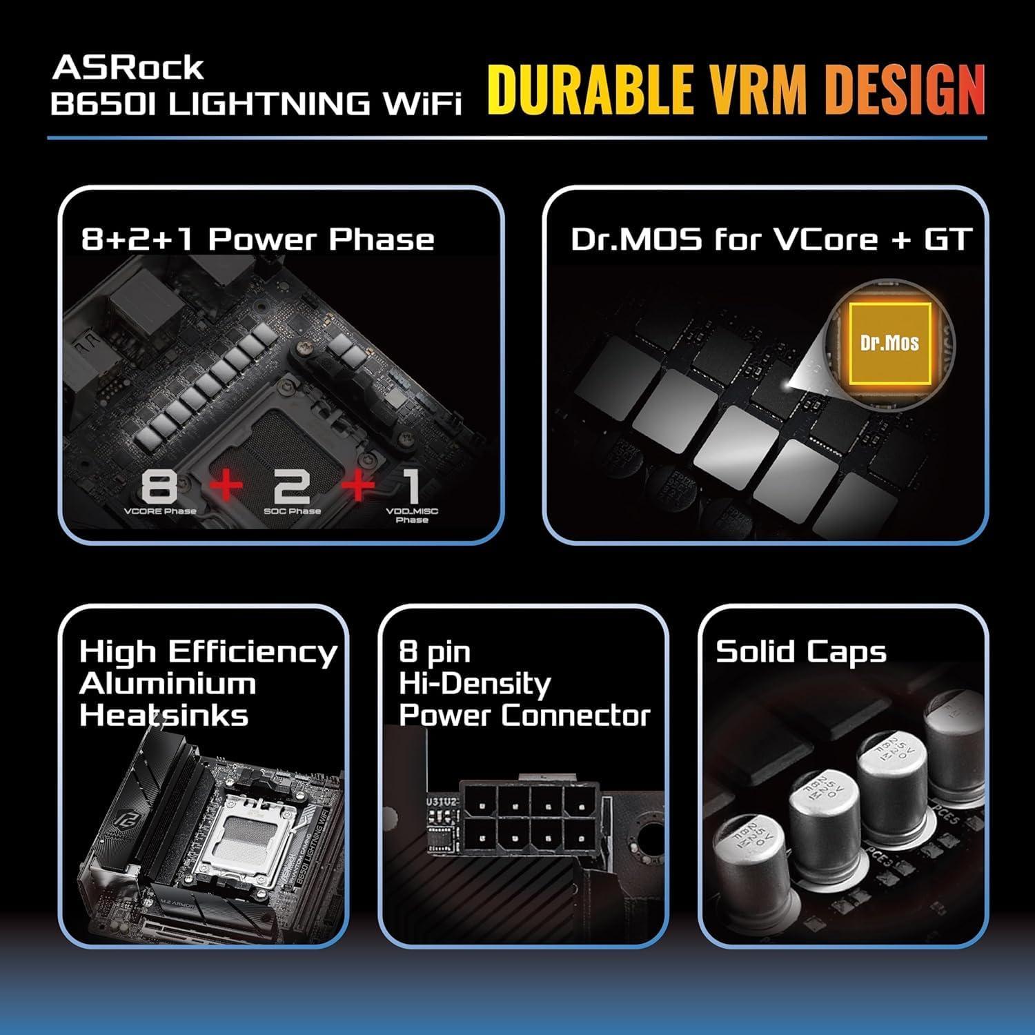 ASRock B650I Lightning WiFi 6E – Specifications, Performance, Price ...