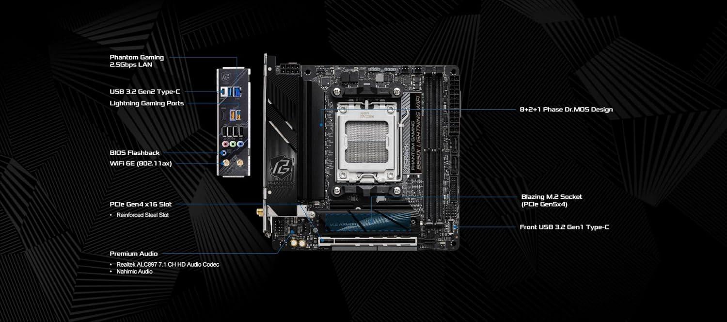 ASRock B650I Lightning WiFi 6E – Specifications, Performance, Price ...