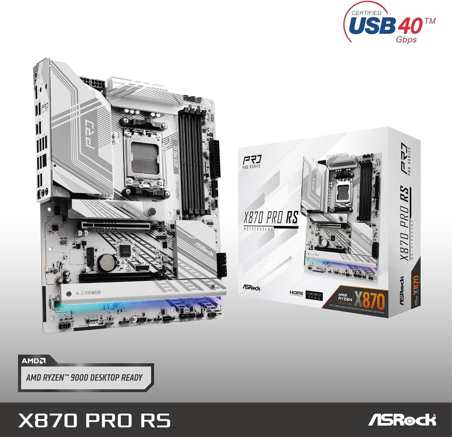 ASRock X870 Pro RS – Specifications, Performance, Price History & Gallery
