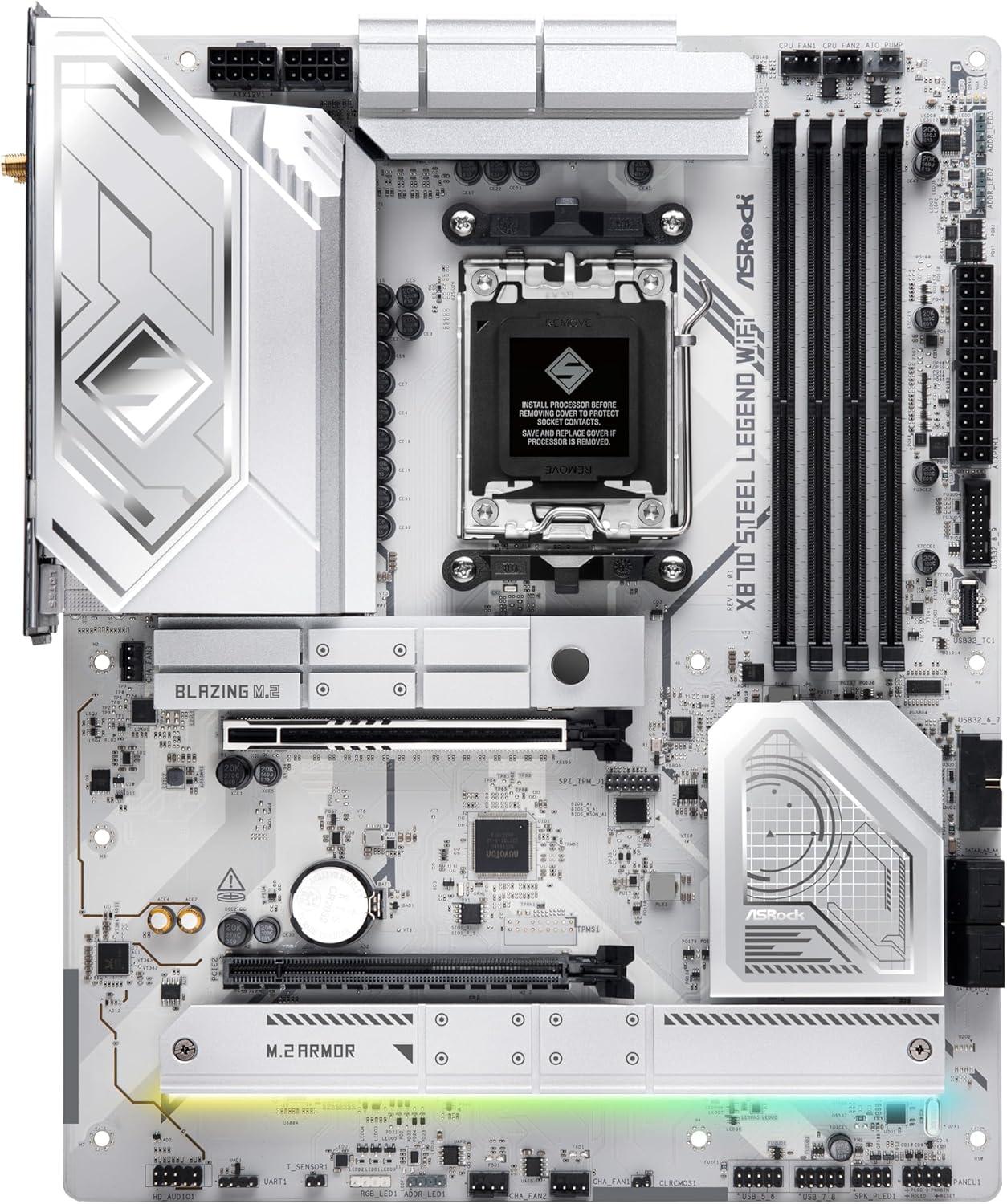 ASRock X870 Steel Legend WiFi – Specifications, Performance, Price ...