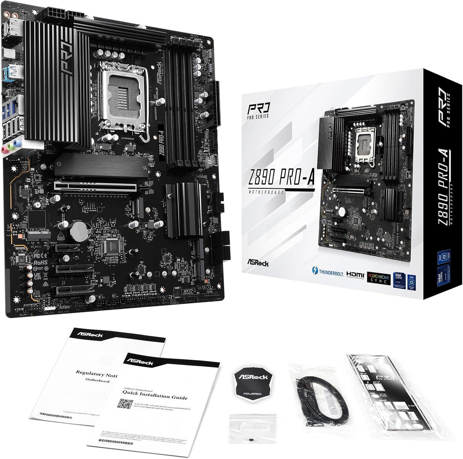 ASRock Z890 Pro-A – Specifications, Performance, Price History & Gallery