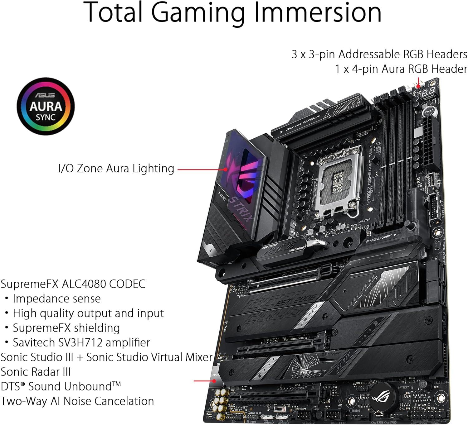 ASUS ROG Strix Z790-E Gaming WiFi 6E – Specifications, Performance ...