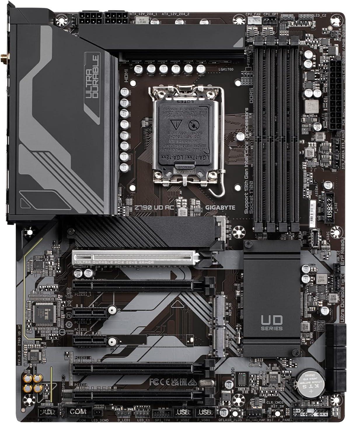 GIGABYTE Z790 UD AC – Specifications, Performance, Price History & Gallery