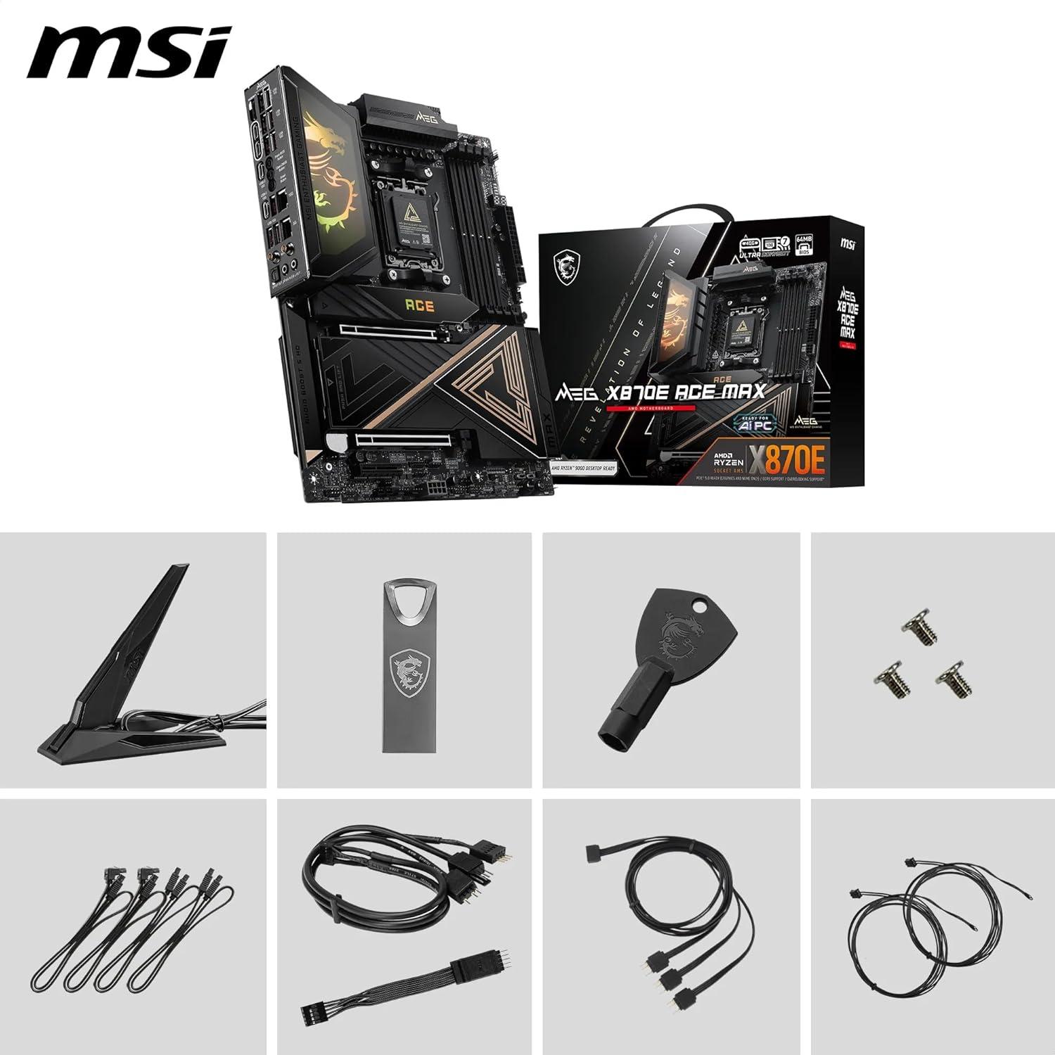 MEG X870E ACE MAX – Specifications, Performance, Price History & Gallery