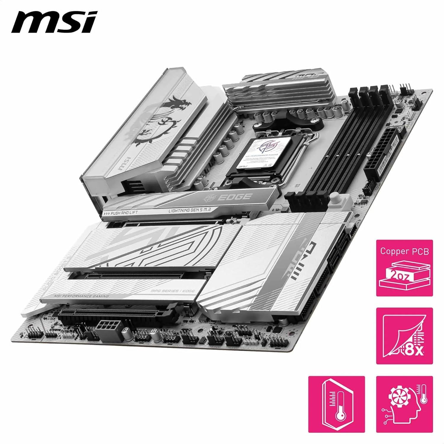 MSI MPG X870E Edge TI WiFi – Specifications, Performance, Price History ...