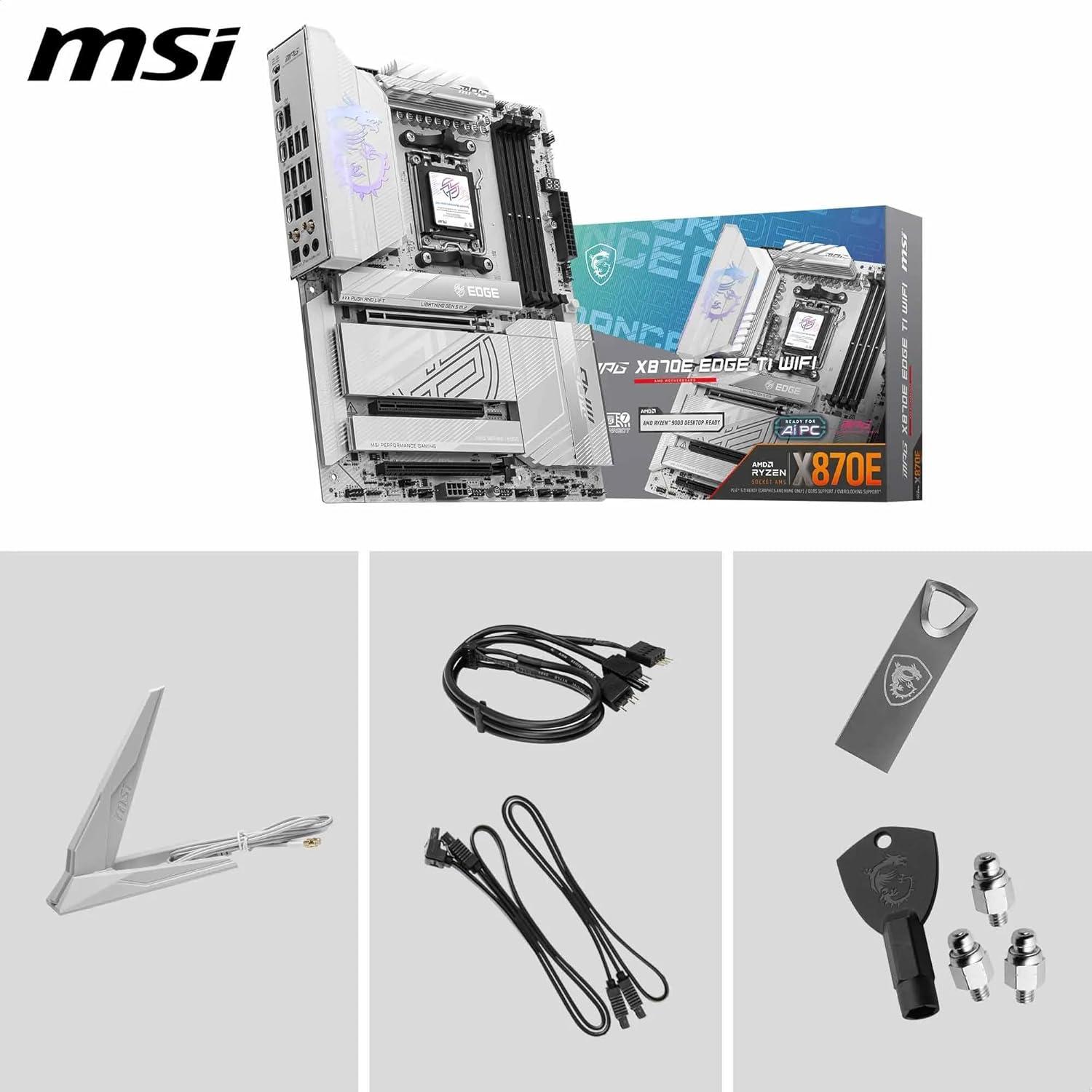 MSI MPG X870E Edge TI WiFi – Specifications, Performance, Price History ...