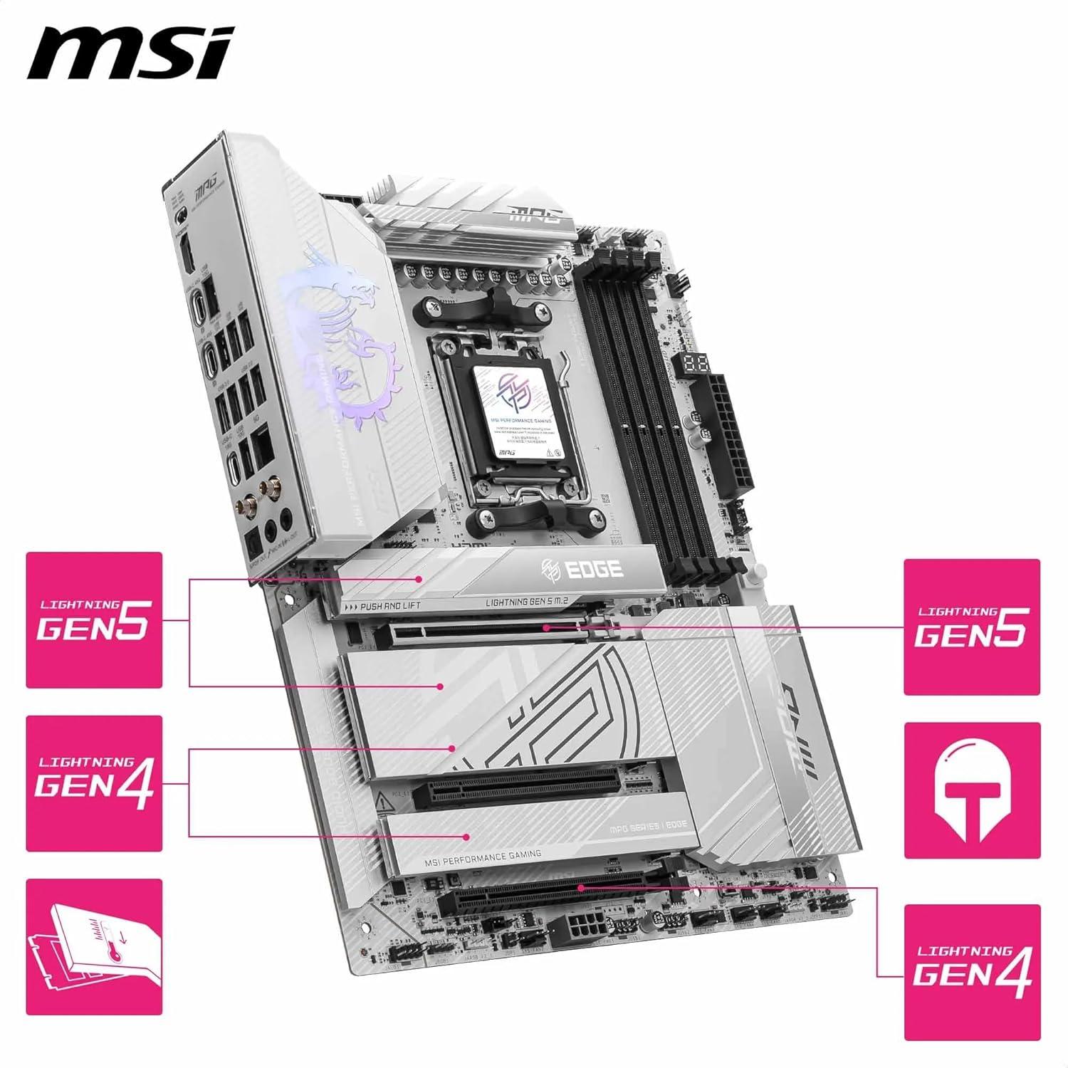 MSI MPG X870E Edge TI WiFi – Specifications, Performance, Price History ...