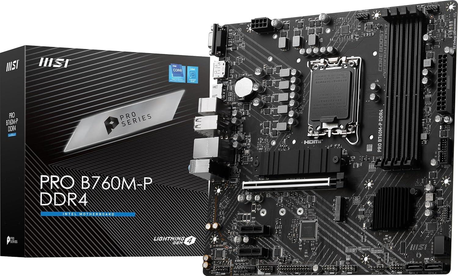 MSI PRO B760M-P DDR4 – Specifications, Performance, Price History & Gallery