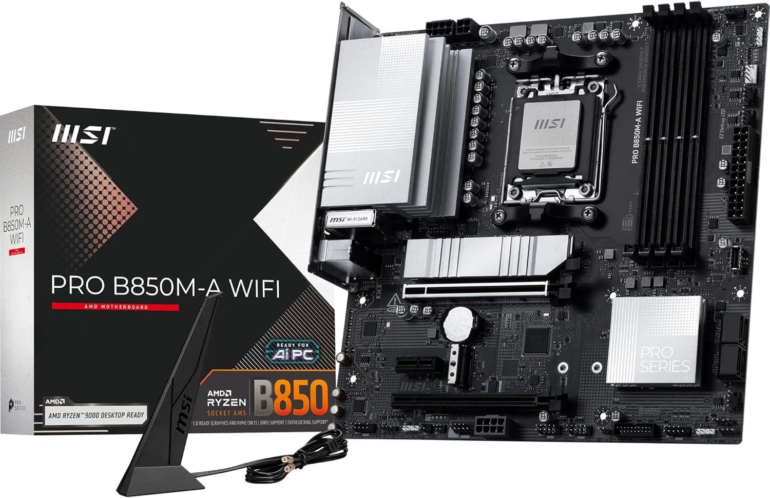 MSI PRO B850M-A WiFi – Specifications, Performance, Price History & Gallery