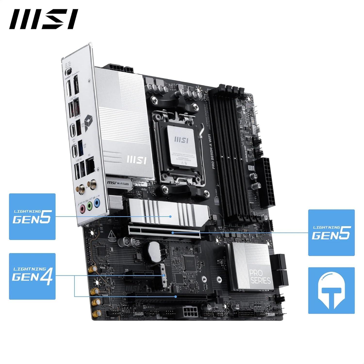 MSI PRO B850M-A WiFi – Specifications, Performance, Price History & Gallery