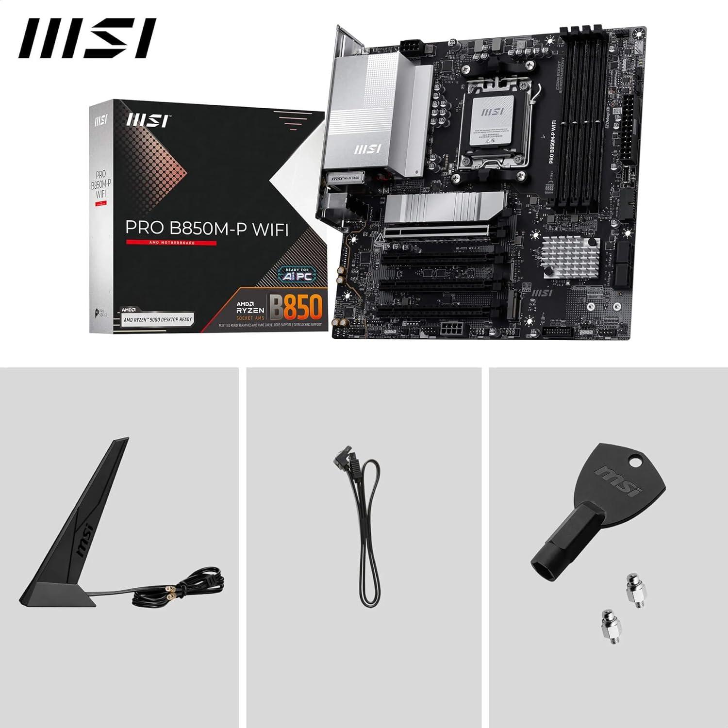 MSI PRO B850M-P WiFi – Specifications, Performance, Price History & Gallery