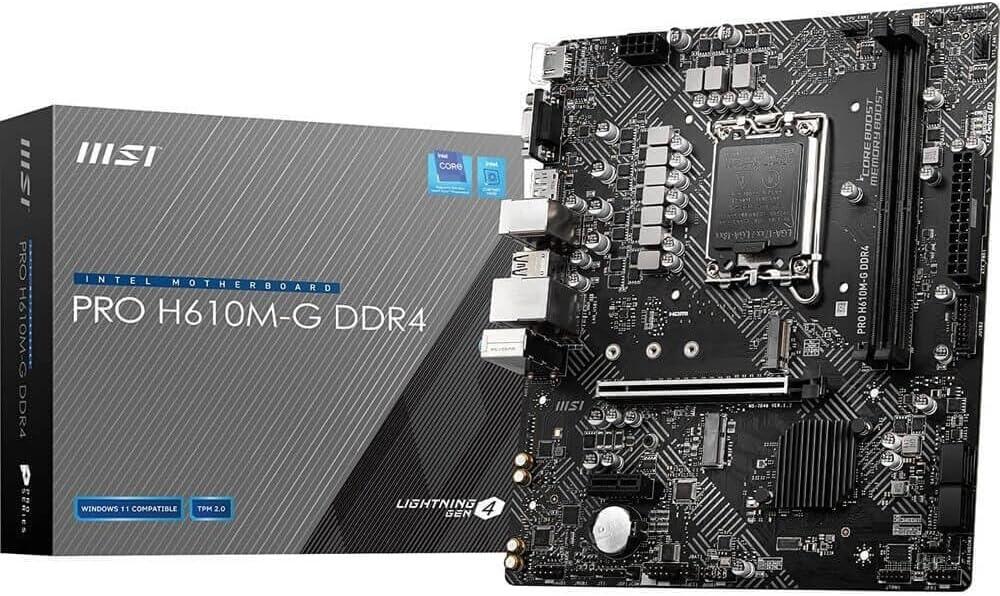 MSI PRO H610M-G DDR4 – Specifications, Performance, Price History & Gallery