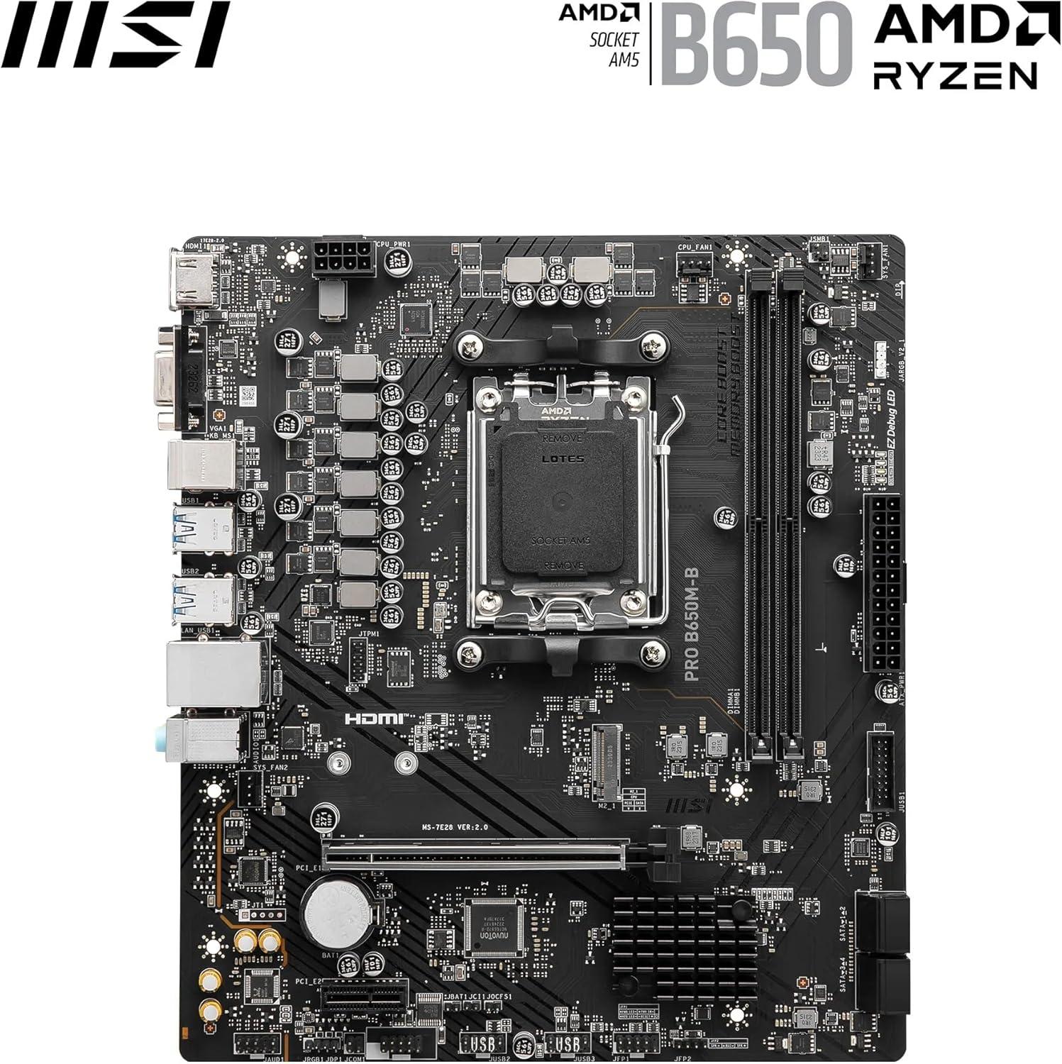 MSI Pro B650M-B – Specifications, Performance, Price History & Gallery