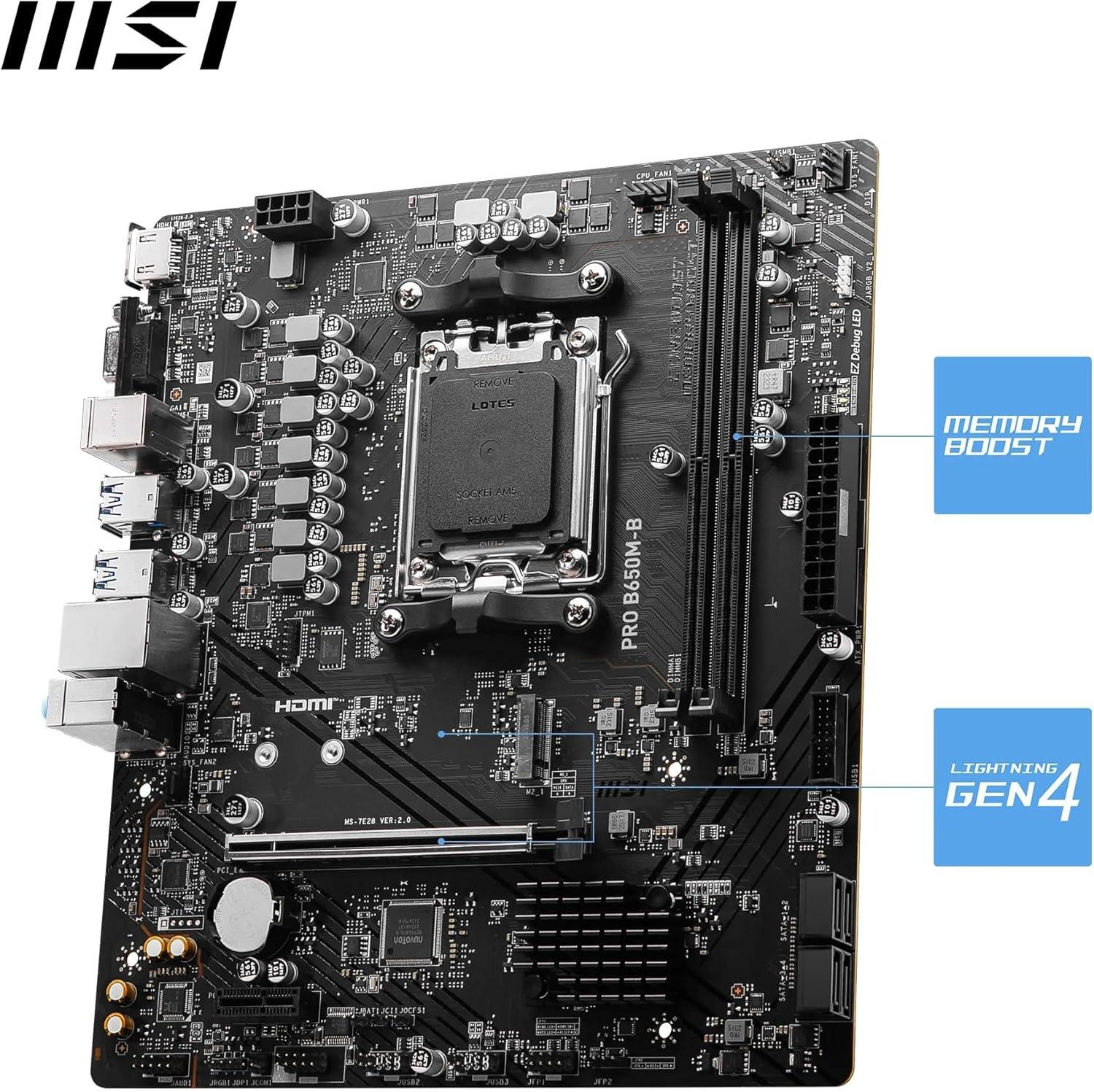 MSI Pro B650M-B – Specifications, Performance, Price History & Gallery