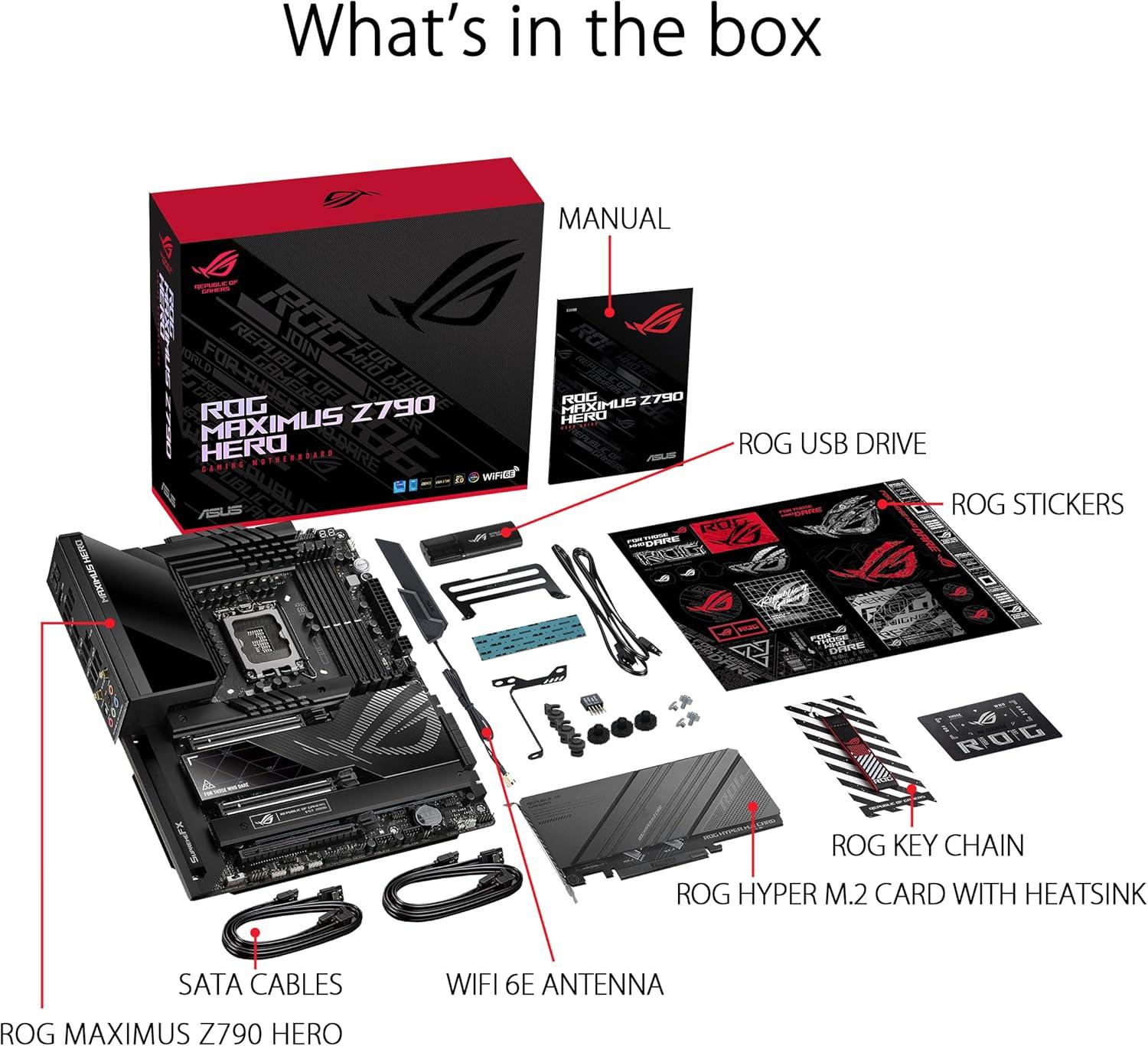 ROG MAXIMUS Z790 HERO – Specifications, Performance, Price History ...