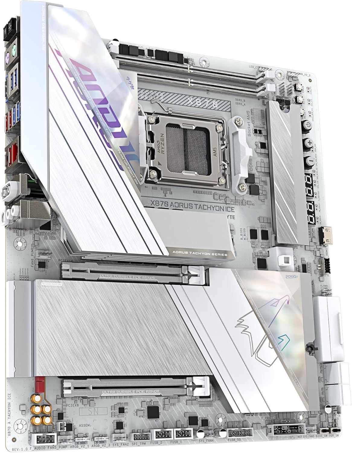 X870 AORUS TACHYON ICE – Specifications, Performance, Price History ...