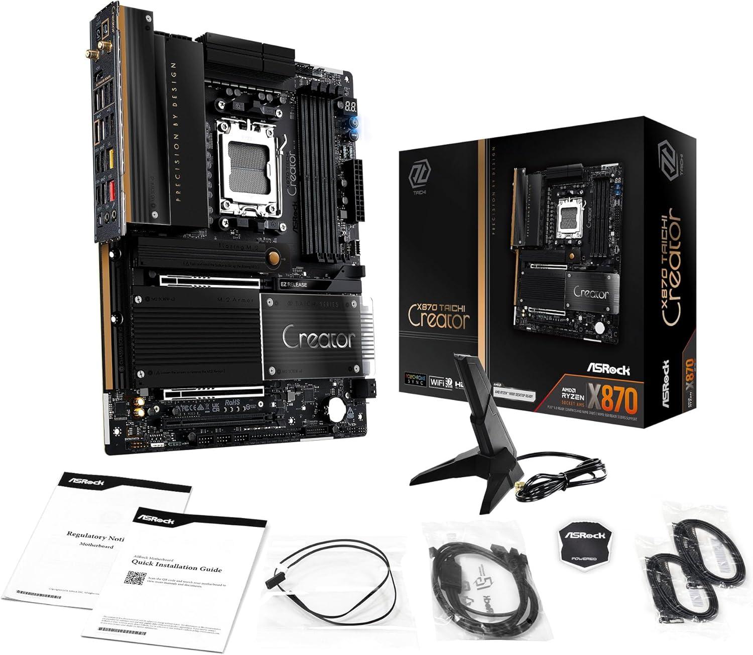 X870 TaichiCreator – Specifications, Performance, Price History & Gallery