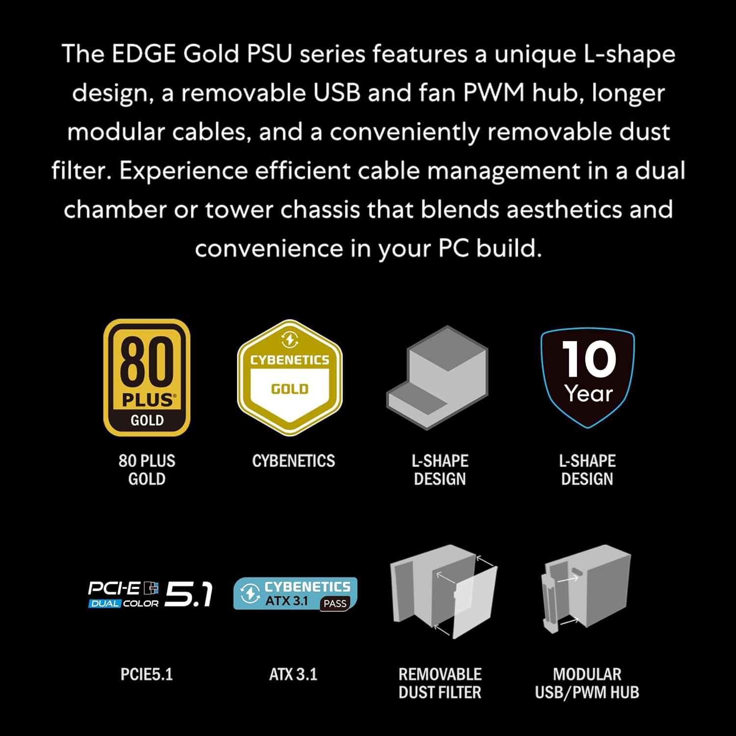 Lian Li EDGE Gold 850W – Specifications, Performance, Price History ...