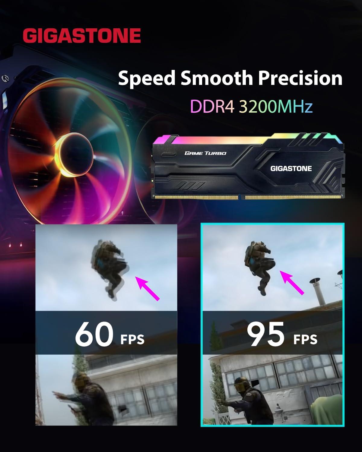 GIGASTONE Game TURBO 16GB Kit (2x8GB)DDR4 3200MHz – Specifications ...