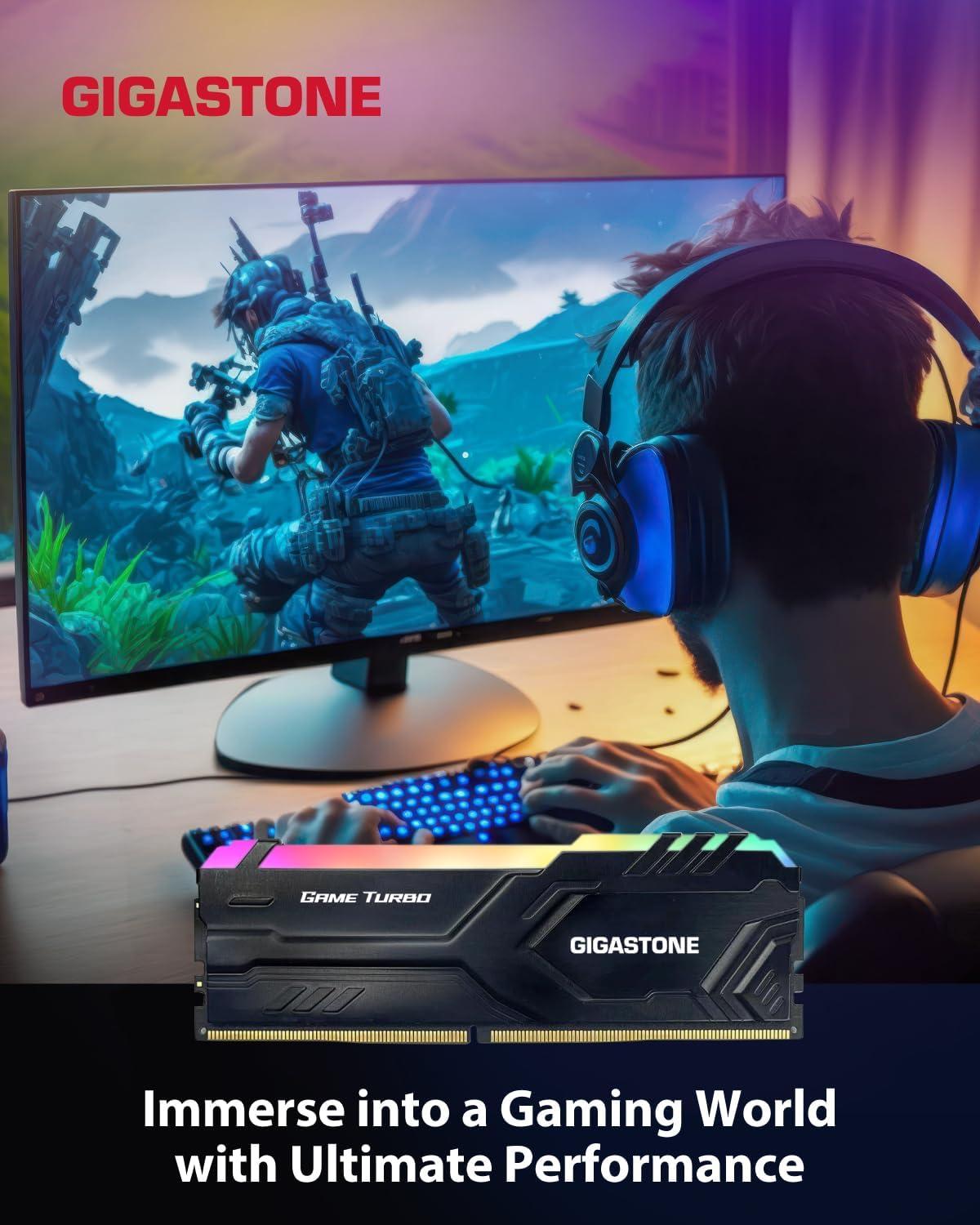 GIGASTONE Game TURBO 16GB Kit (2x8GB)DDR4 3200MHz – Specifications ...