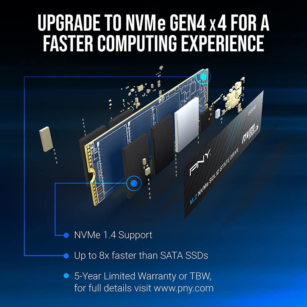 PNY CS2241 1TB M.2 NVMe Gen4 – Specifications, Performance, Price ...